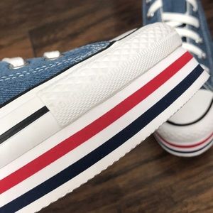 Converse | Shoes | Converse Denim High Platform Brand New | Poshmark